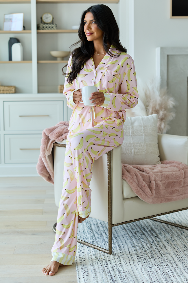 Cozy Crush Pajama Pants - Banana Bliss FINAL SALE