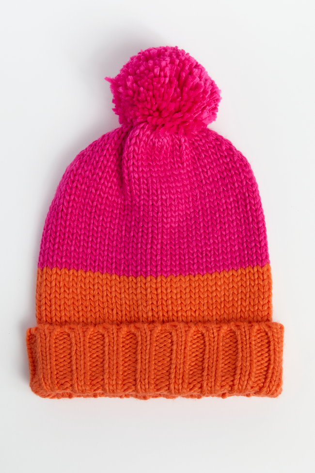 Delta Pink Beanie FINAL SALE