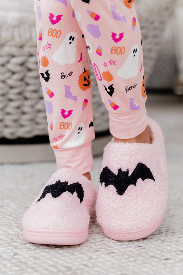 Boutique Slippers - House Shoes - Pink Lily