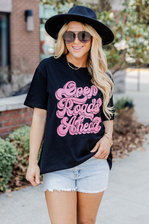 Boutique Graphic Tees & Tops - Pink Lily