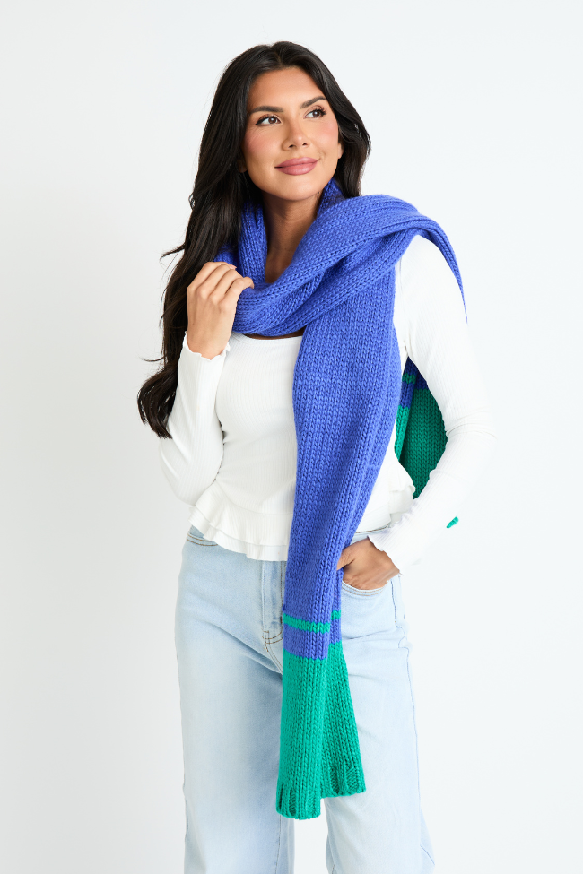 Delta Blue Scarf FINAL SALE