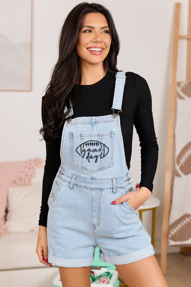 Lucy Gameday Denim Overalls FINAL SALE