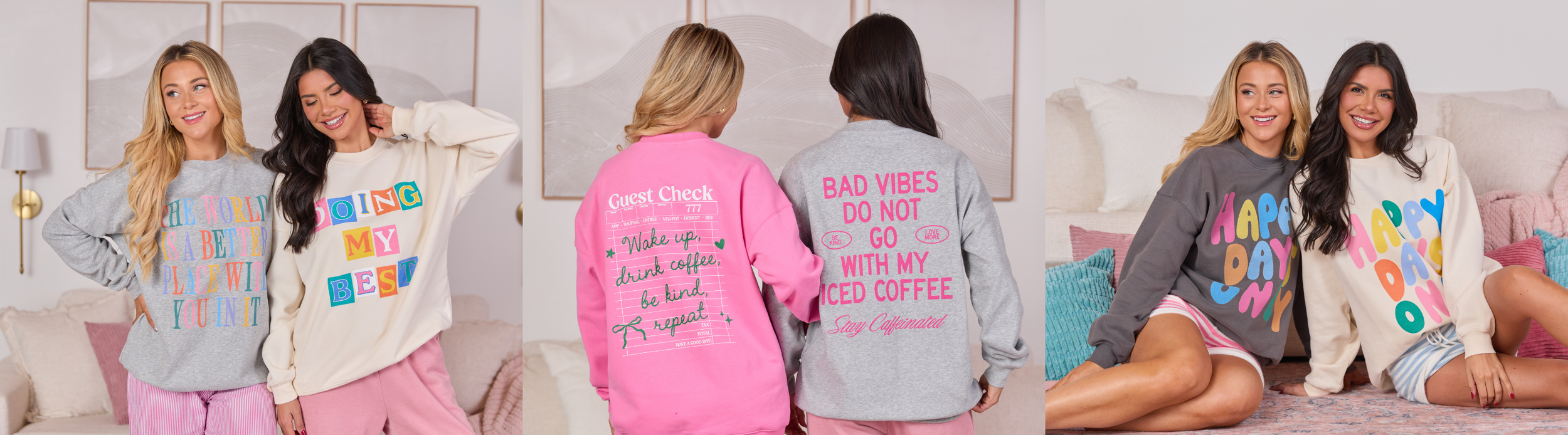 Good Vibes Tees, Inspirational T-Shirts - Pink Lily