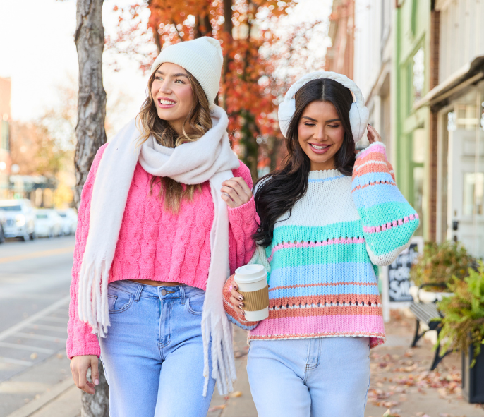 Boutique Sweaters & Knit Tops for Women | Pink Lily